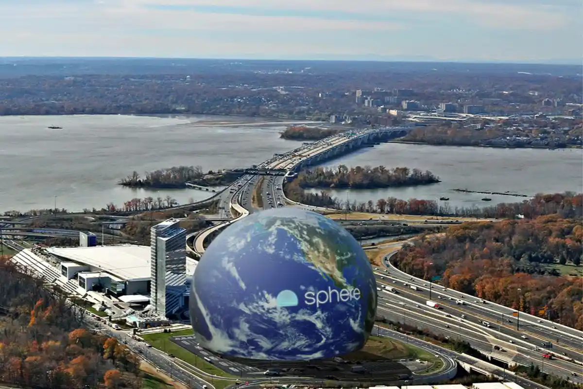 Sphere anuncia nova arena imersiva em Washington D.C