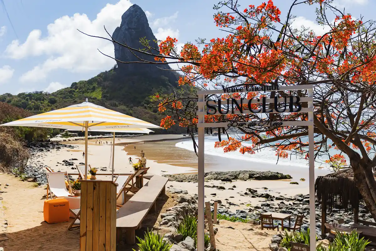 Veuve Clicquot inaugura Sun Club em Fernando de Noronha